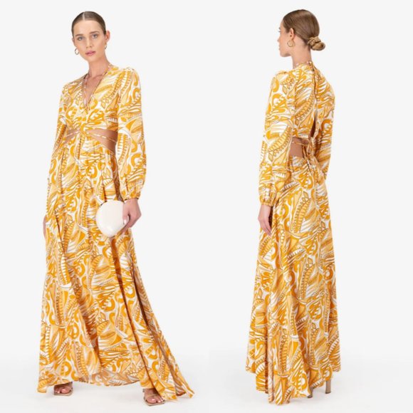 Aakaa | Dresses | Nwt New Aakaa Cut Out Maxi Dress Size S | Poshmark